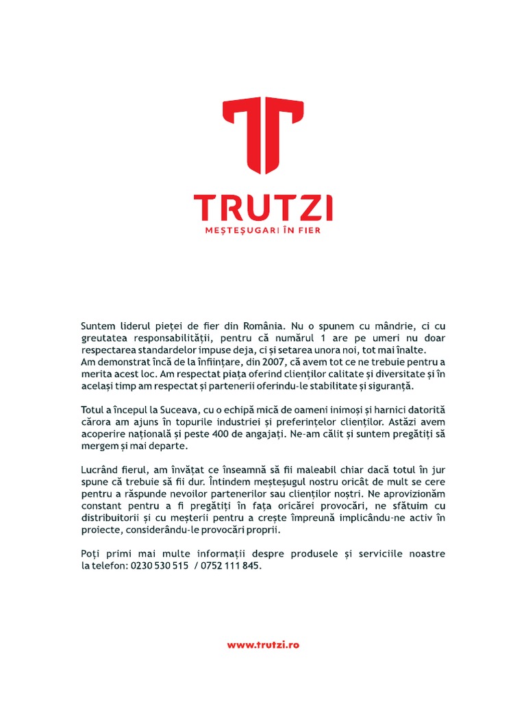 Catalog Trutzi 2022 | PDF