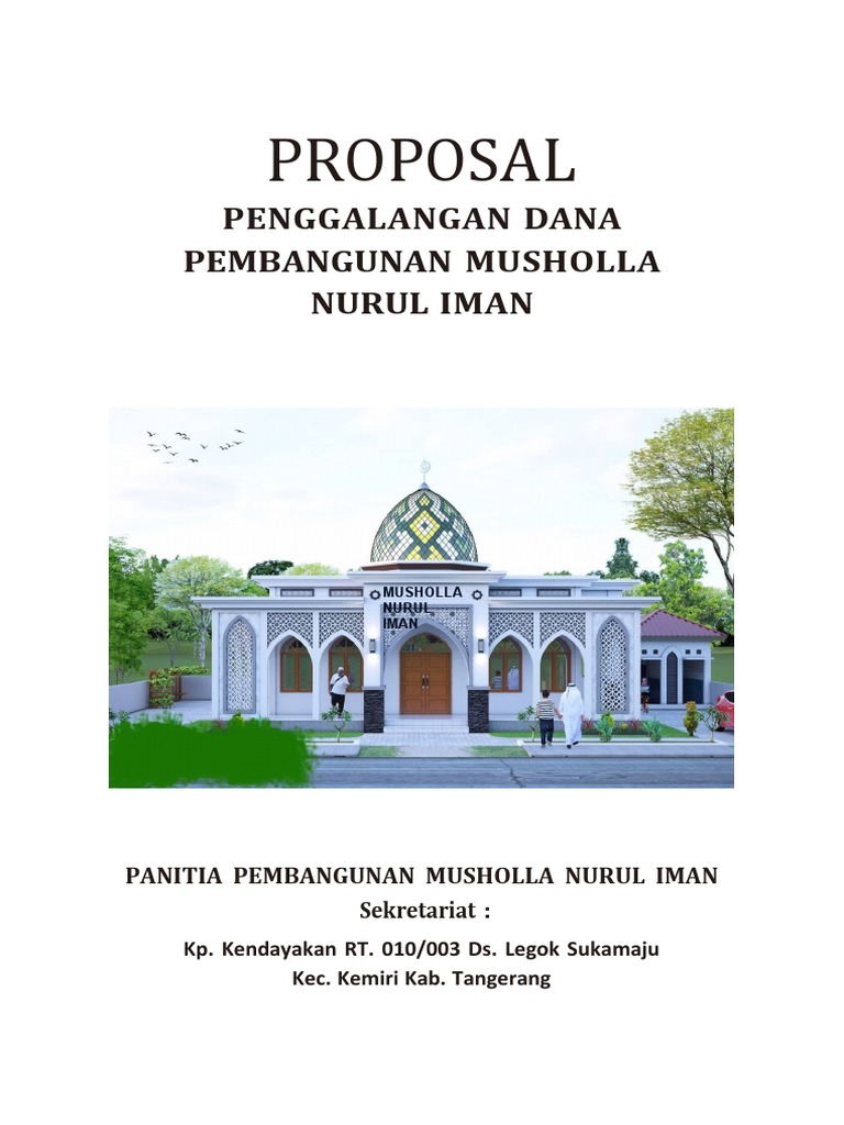 Proposal Musholah | PDF