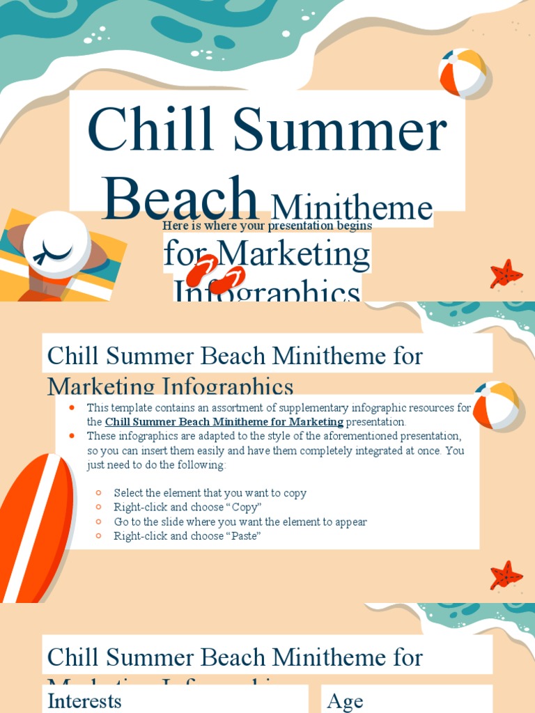 Template-Chill Summer Beach | PDF | Planets | Saturn