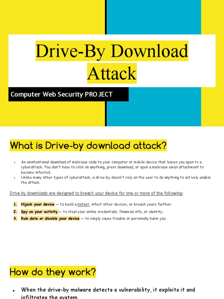 Drive-By Download Attack | Download Free PDF | Malware | Security