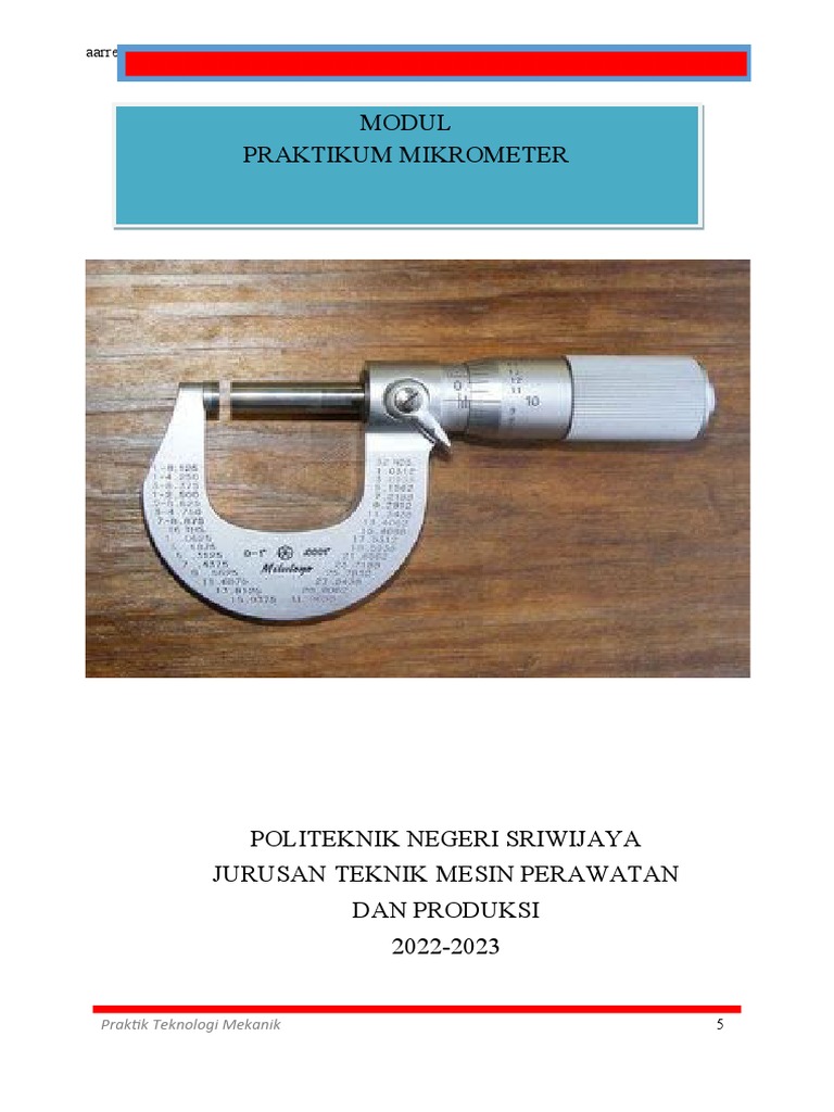 Modul Mikrometer | PDF