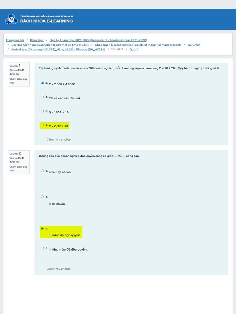 Quiz 4 | PDF