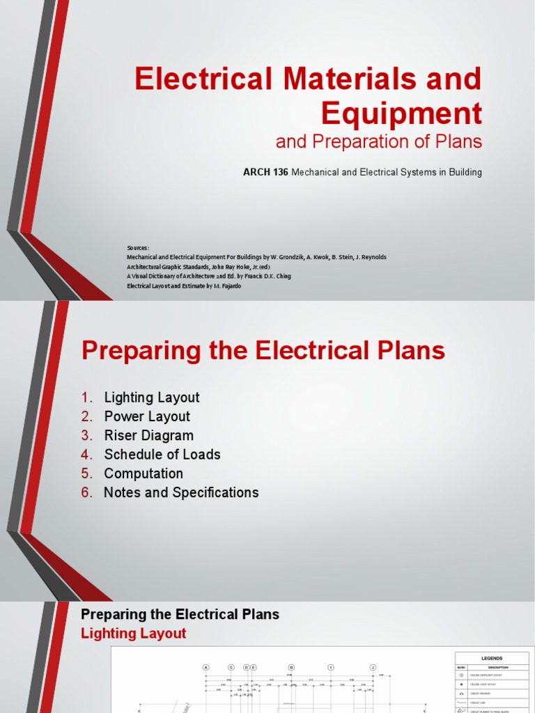 Session 4 - Electrical Layout | PDF | Manufactured Goods | Electromagnetism