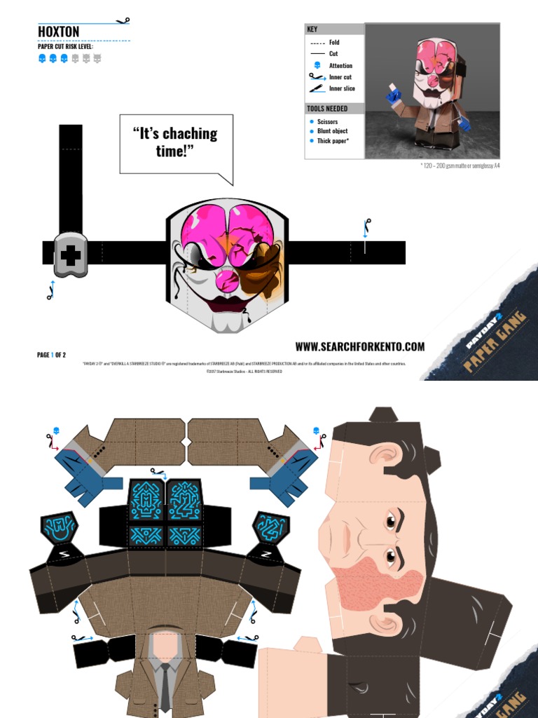 PD2-PaperGang Hoxton A4 | PDF | Video Game Companies | Industries