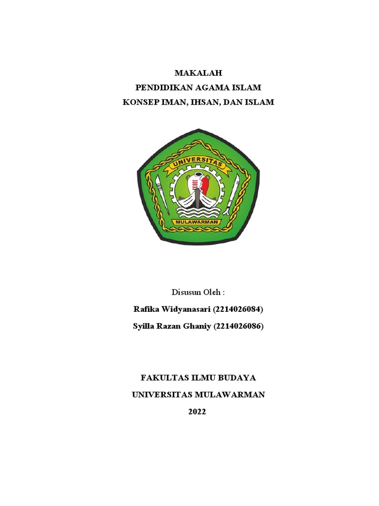 MAKALAH - Konsep Iman, Islam, Dan Ihsan Dalam Islam | PDF MAKALAH - Konsep Iman, Islam, Dan Ihsan Dalam Islam | PDF