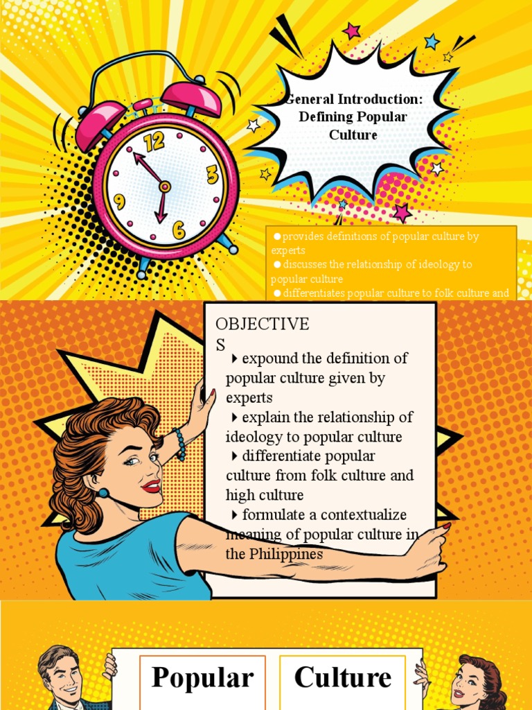 Defining Popular Culture and Its Context | PDF | Popular Culture ...