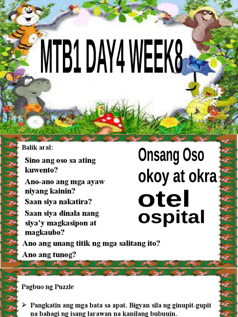 Grade 1 PPT MTB q1 w8 Day 4 | PDF