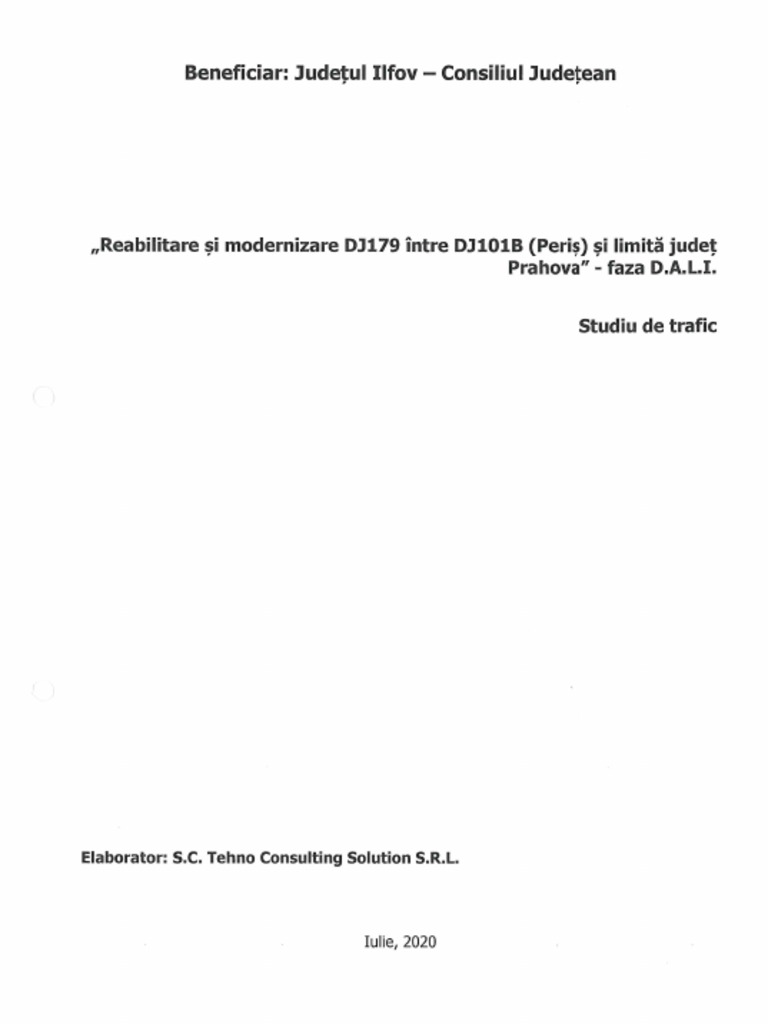 Studiu Trafic DJ179 | PDF