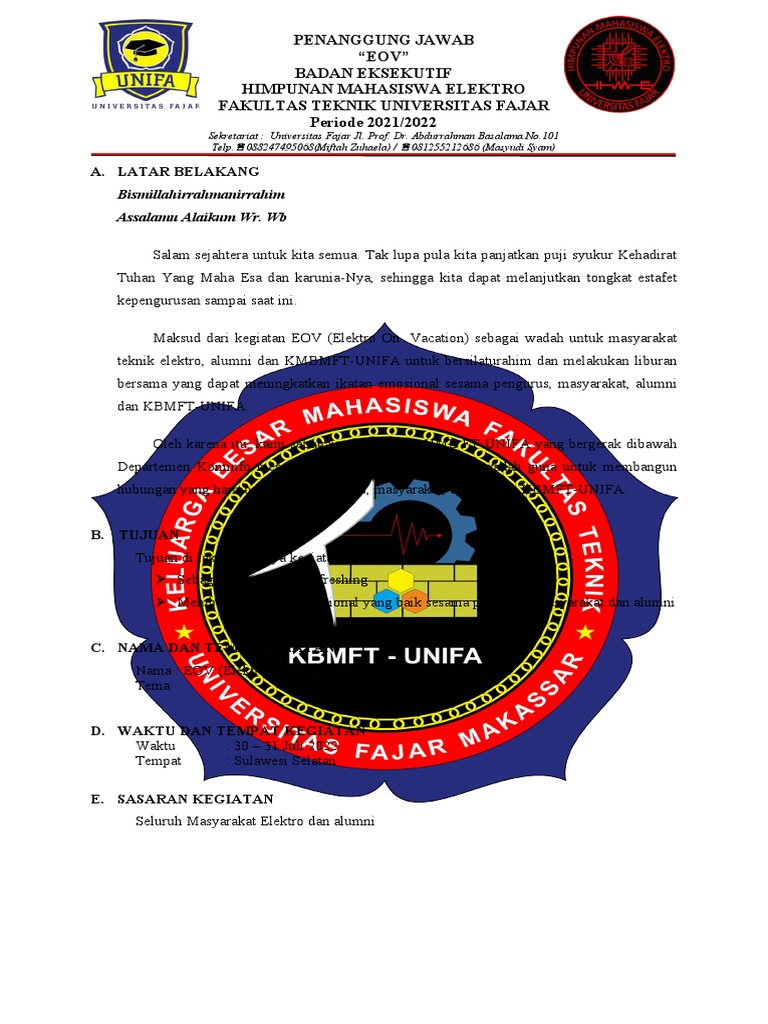 Proposal PJ Eov 2022 | PDF