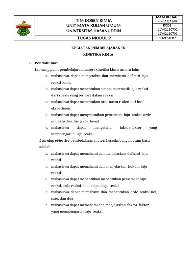 Tugas Modul KD Tutorial 9 | PDF