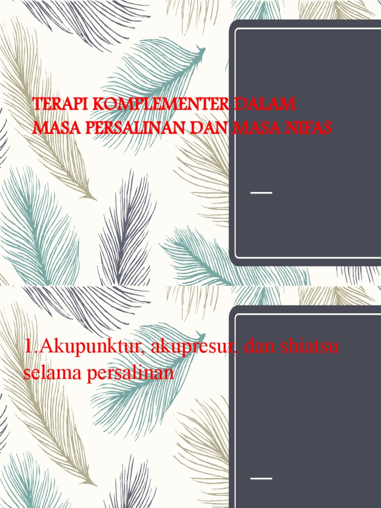 Terapi Komplementer | PDF
