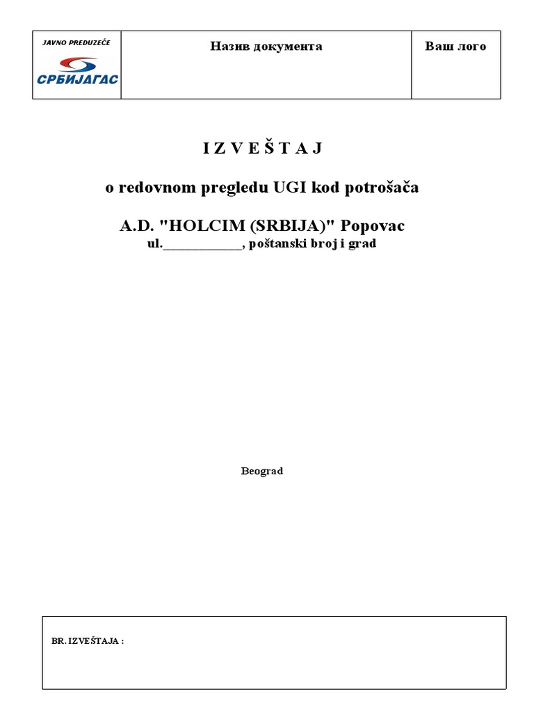 Srbijagas Popovac | PDF