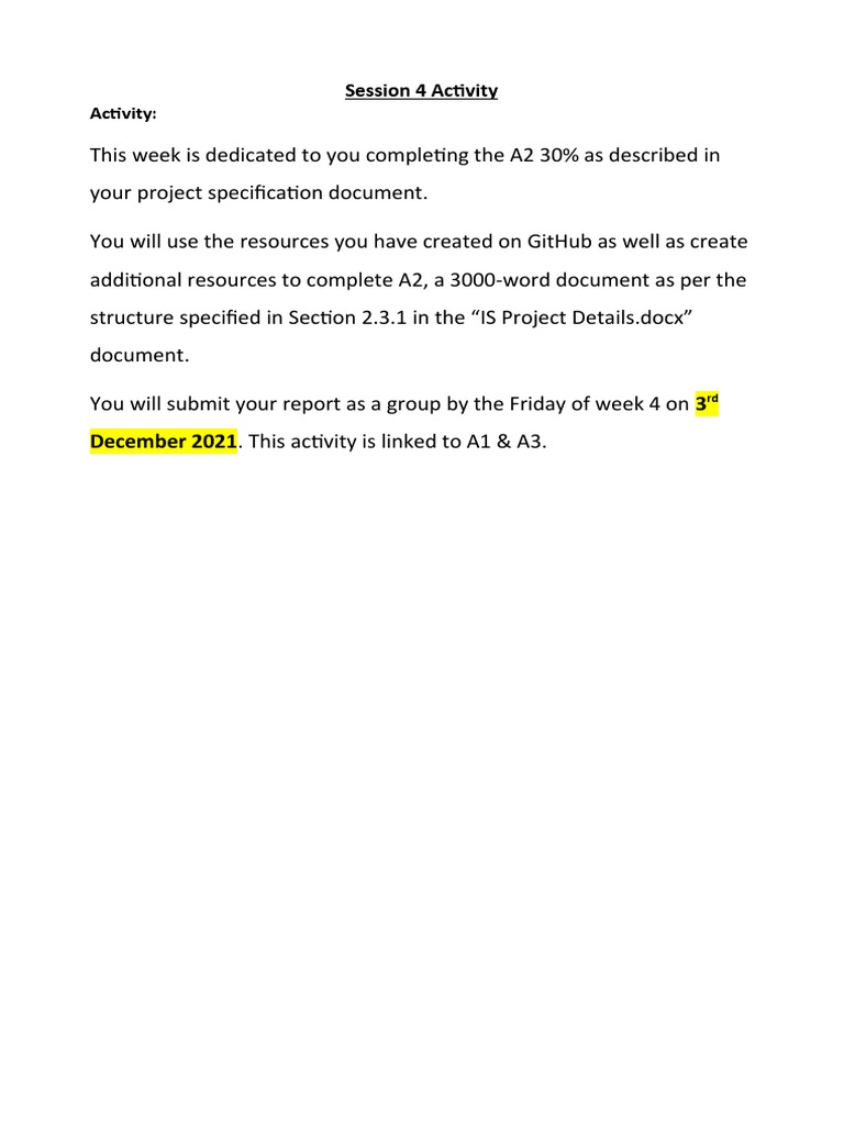 Session 4 Activity | PDF