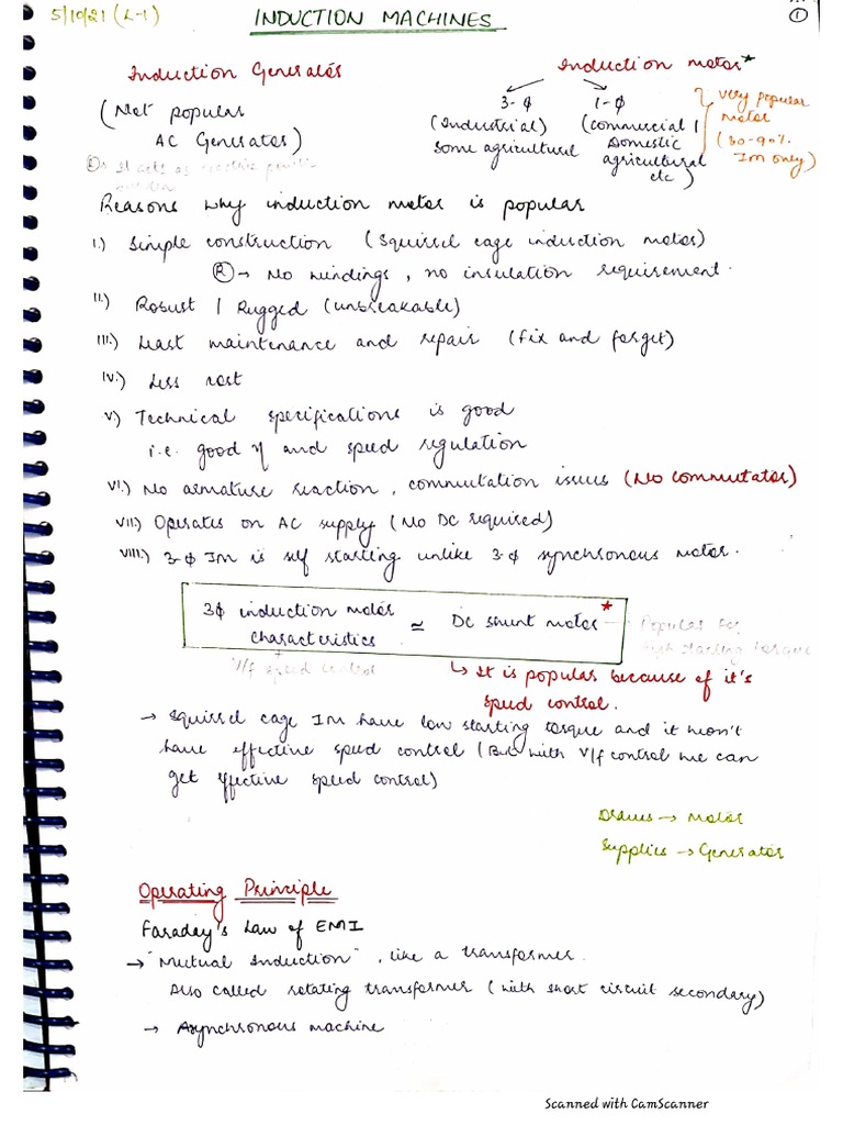 Induction Notes MurliSir | PDF