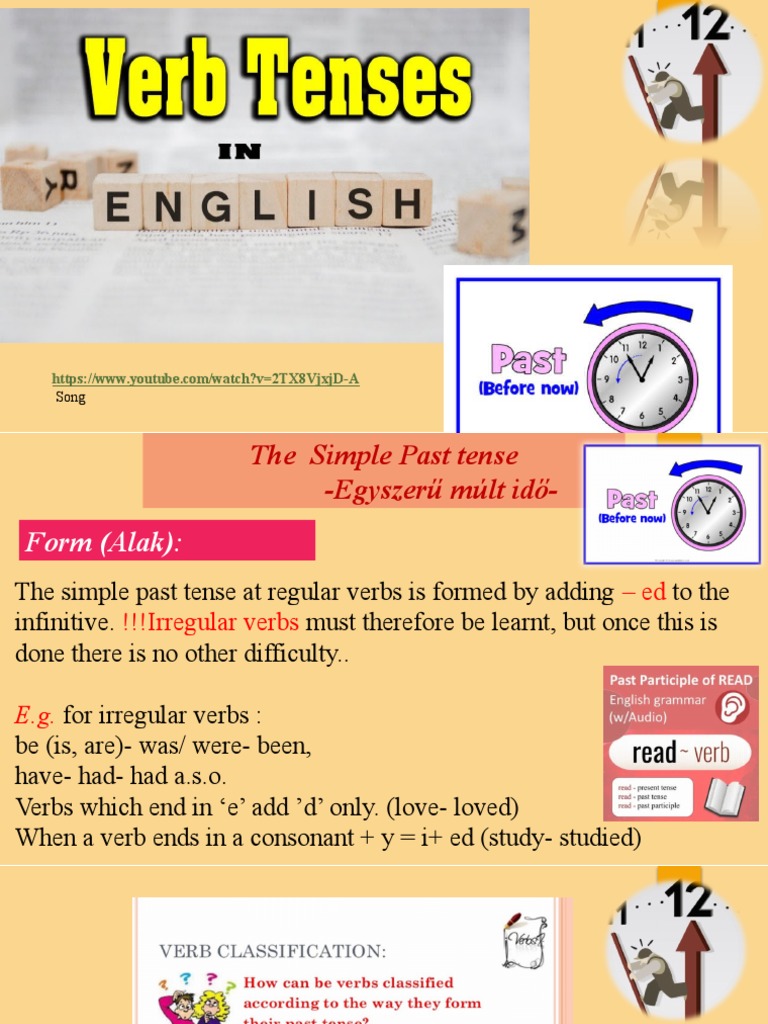 Past Tenses | PDF