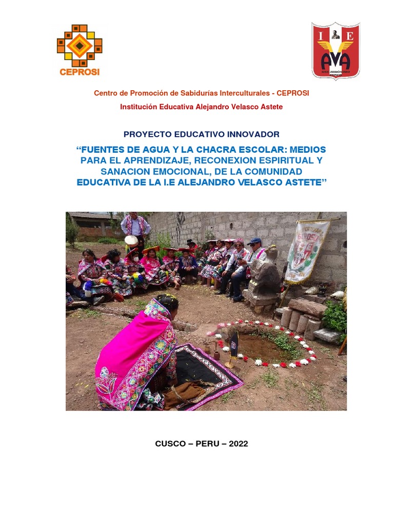 Fuentes de Agua y Chacra Escolar Espacios de Sanacion Espiritual en La ...
