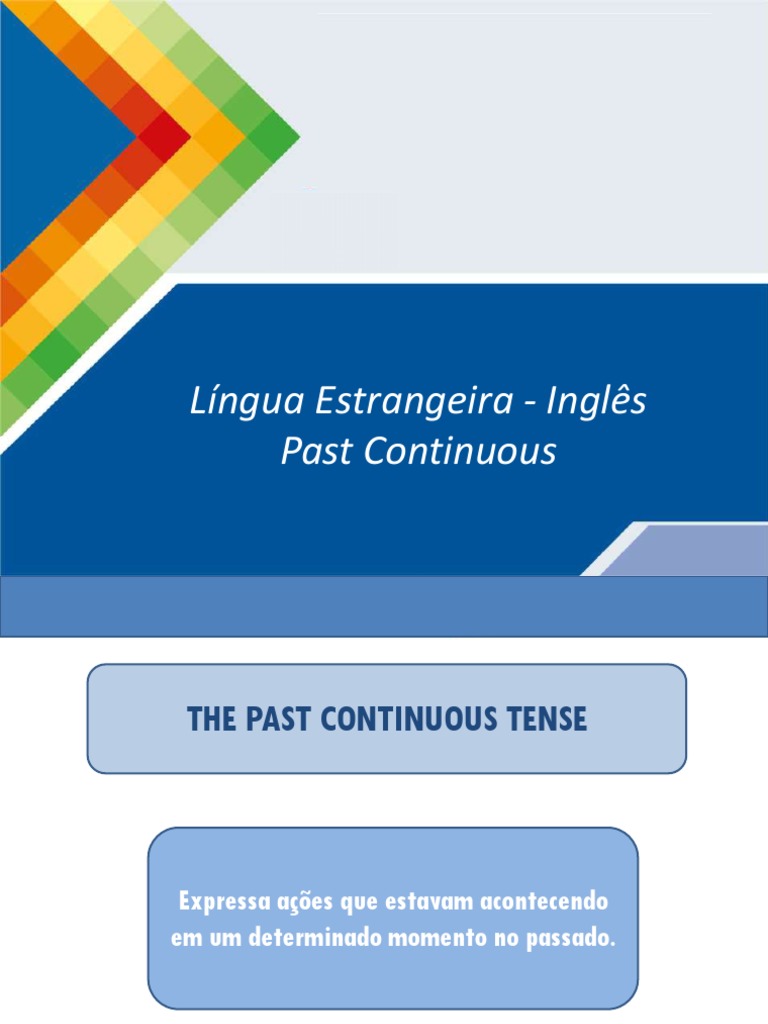 Past Continuous | PDF | Language Mechanics | Grammar