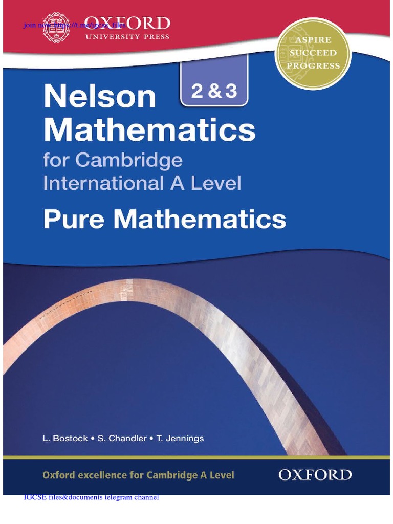 Nelson Pure Mathematics 2 & 3 For Cambridge A Level | PDF