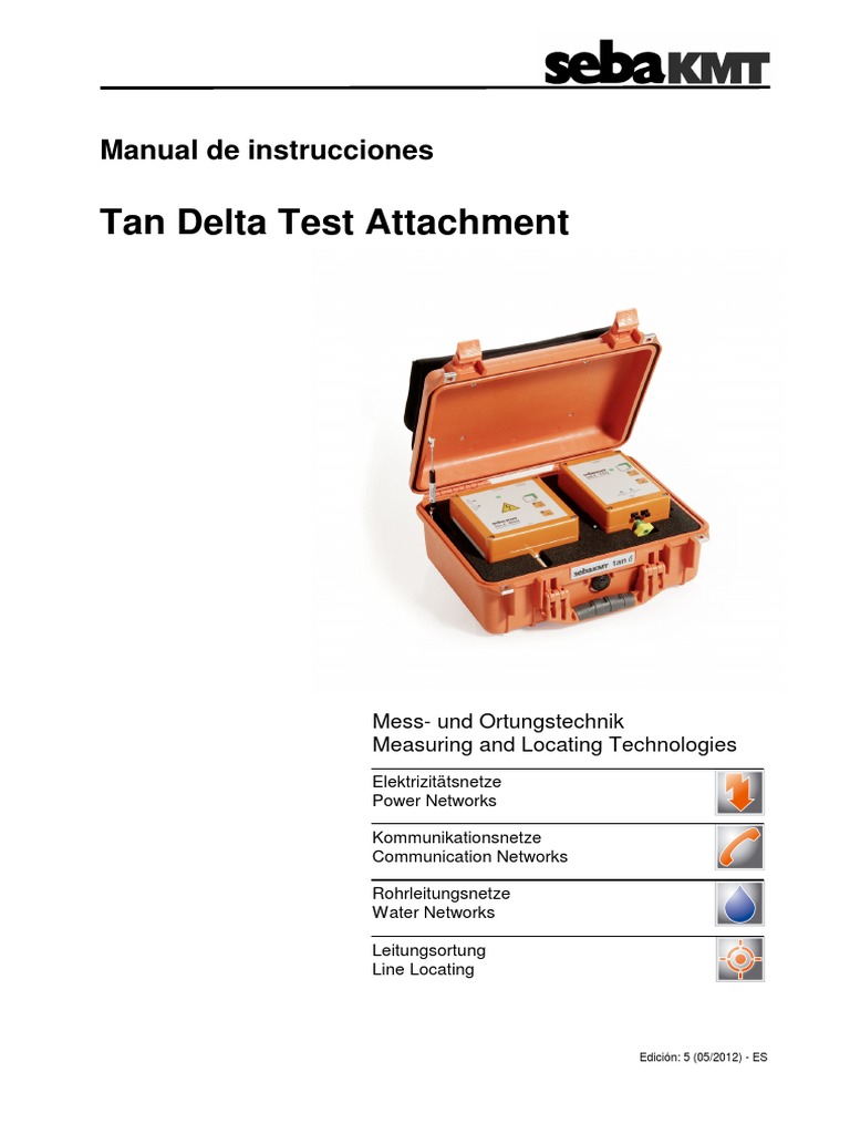 Manual Tan-Delta | PDF | Medición | Corriente eléctrica