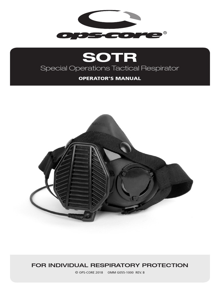 Ops Core SOTR Operators Manual | PDF | Equipment | Valve