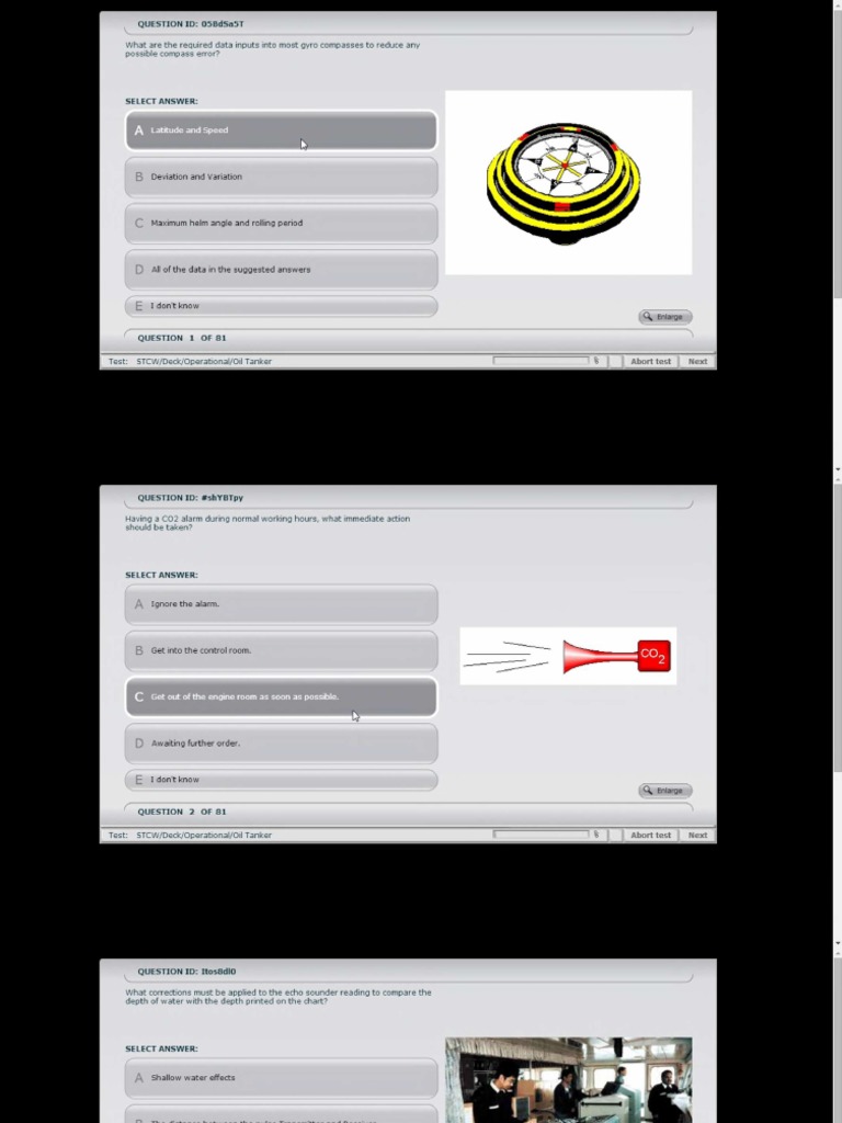 CES 5.1 5.2 Operational Level TEST 11.Pd Compressed | PDF | Oil Tanker ...