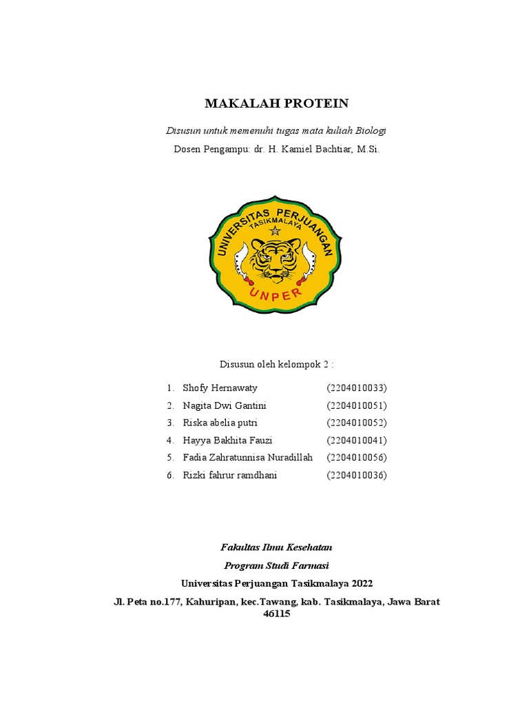 Makalah Protein | PDF