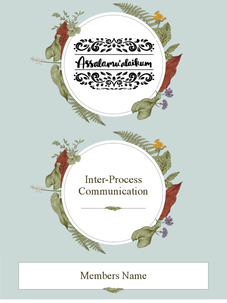 Inter Process Communication Pdf Process Computing Distributed Computing