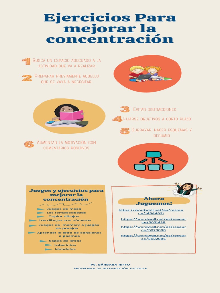 Ejercicios para Mejorar La Concentración | PDF