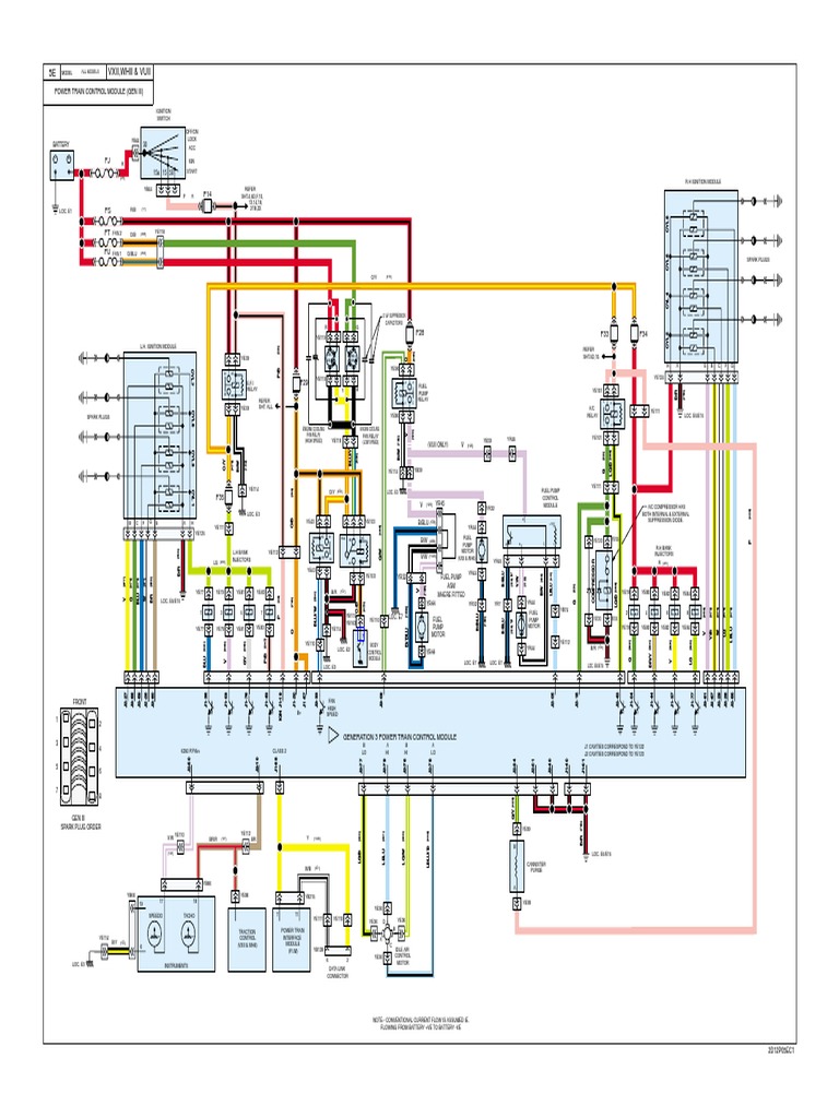 VX WH VU GEN3 Series2 5e Wiring | PDF | Ignition System | Systems ...