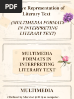 Multimedia Formats in Interpreting Literary Text | PDF