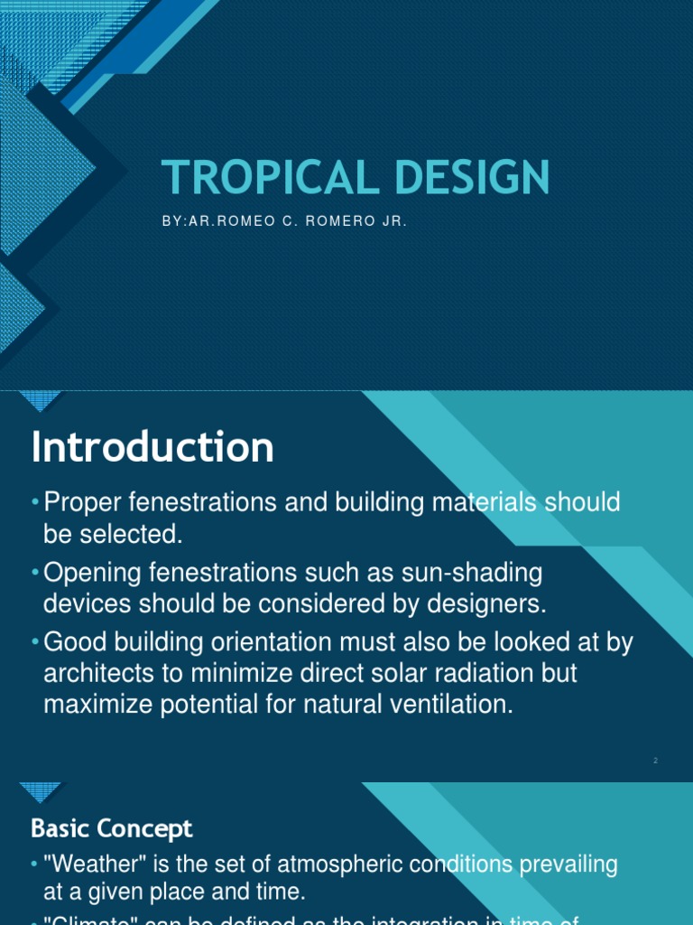 Tropical Design | PDF | Climate | Subtropics