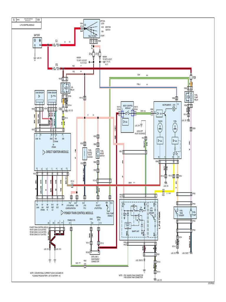 VXV6 LPG Series2 Wiring | PDF | Vehicles | Mechanical Engineering