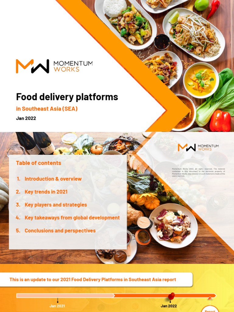 Food Delivery Platforms in Southeast Asia - MW - Jan 2022 | Download Free PDF | Cloud Computing ...