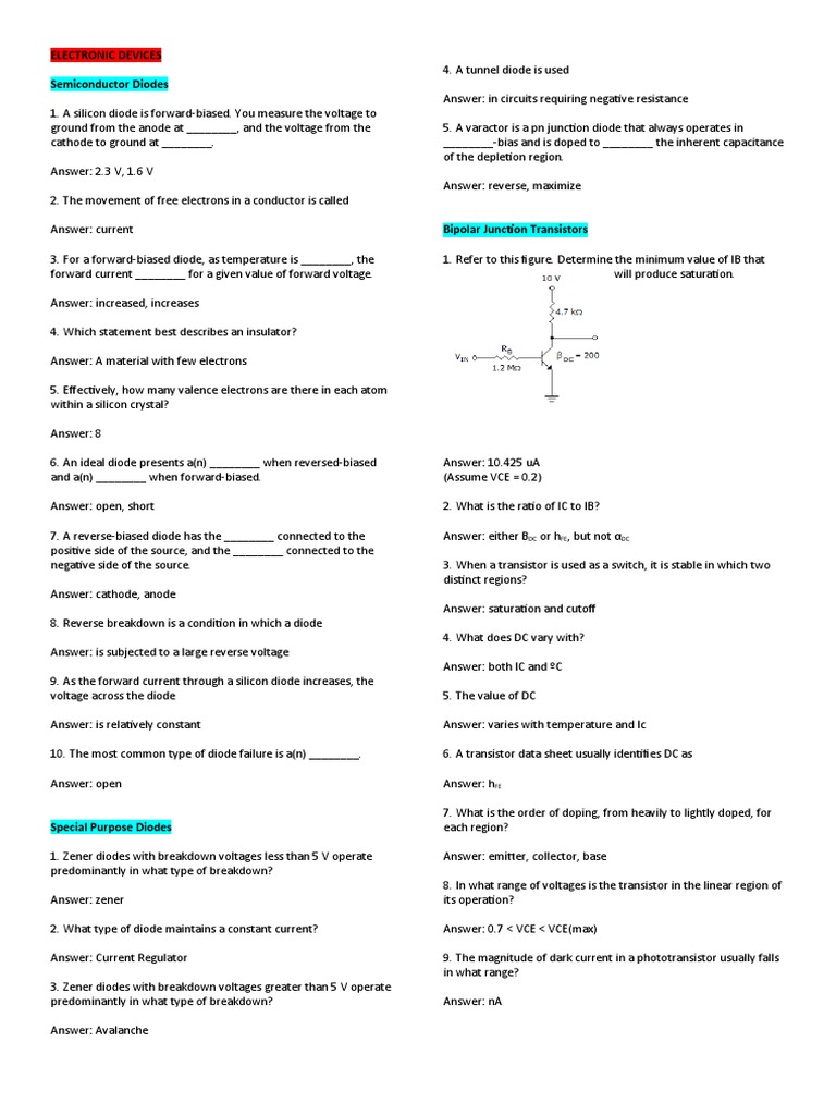 Electronic Devices | PDF | Rectifier | Amplifier