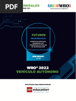 WRO Venezuela 2025: Categorías y Reglas | PDF | Robot | Robótica
