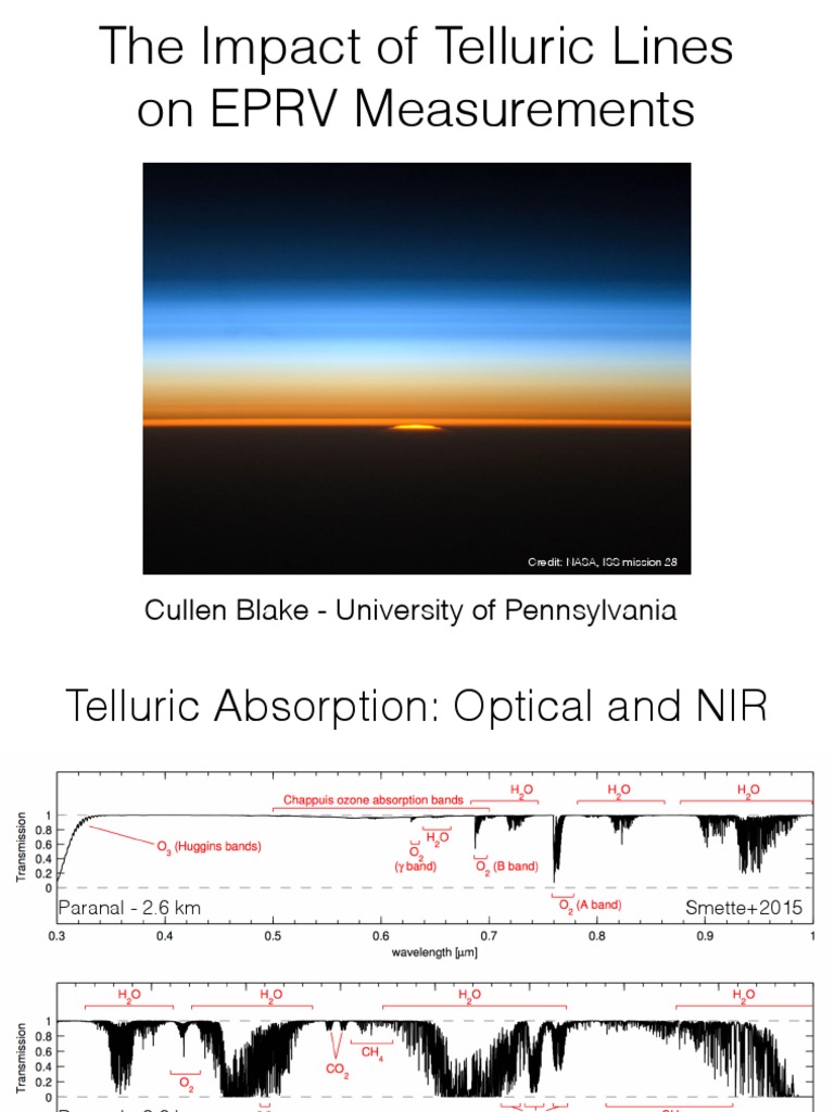 Telluric Bands | Download Free PDF | Absorption Spectroscopy | Infrared