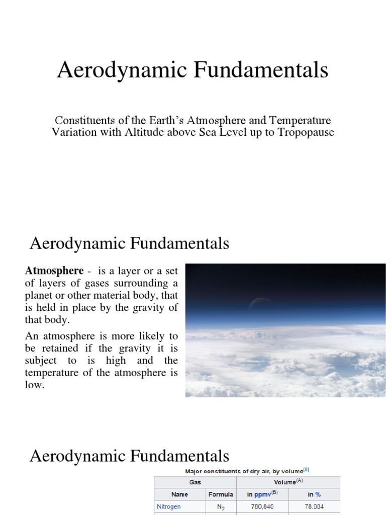 Aerodynamic Fundamentals 5 | PDF