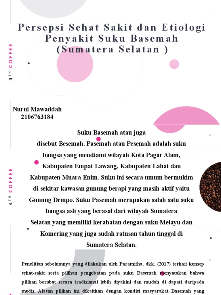 Tradisi dan Kesehatan Suku Basemah | PDF | Kesehatan Holistik
