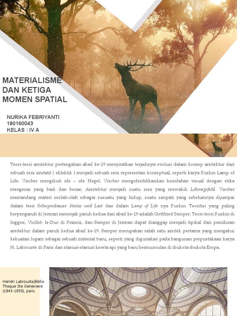 Materialisme Dan Ketiga Momen Spatial | PDF