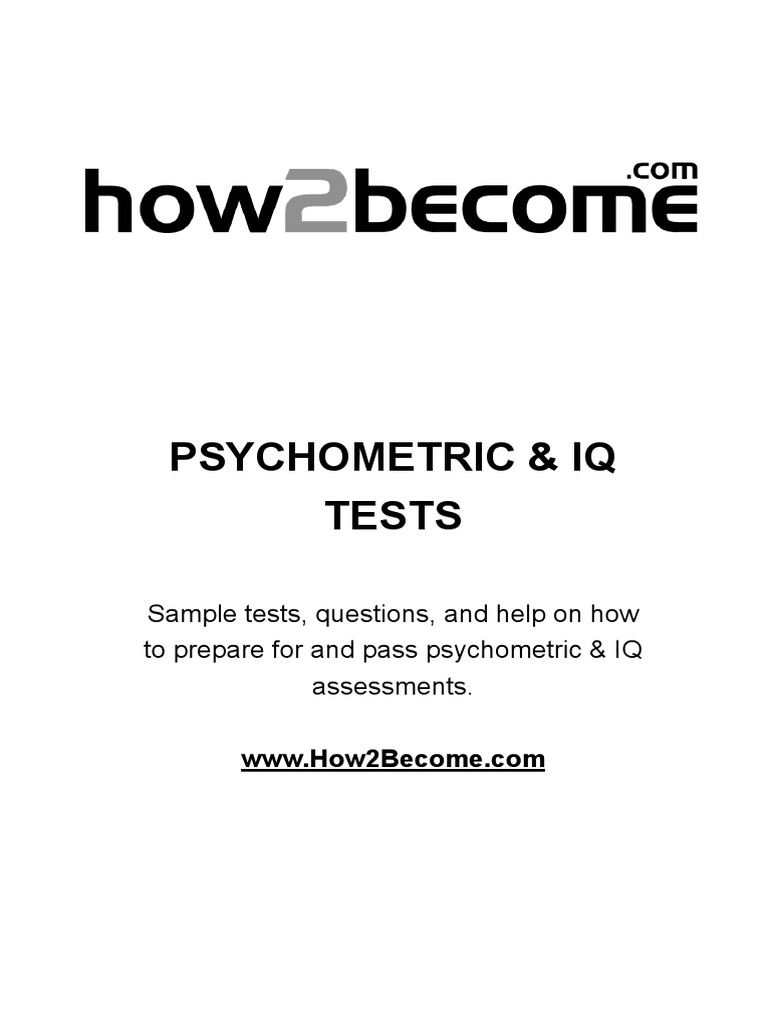 Psychometric and IQ Test Workbook Download | PDF | Mathematics ... Psychometric and IQ Test Workbook Download | PDF | Mathematics ...