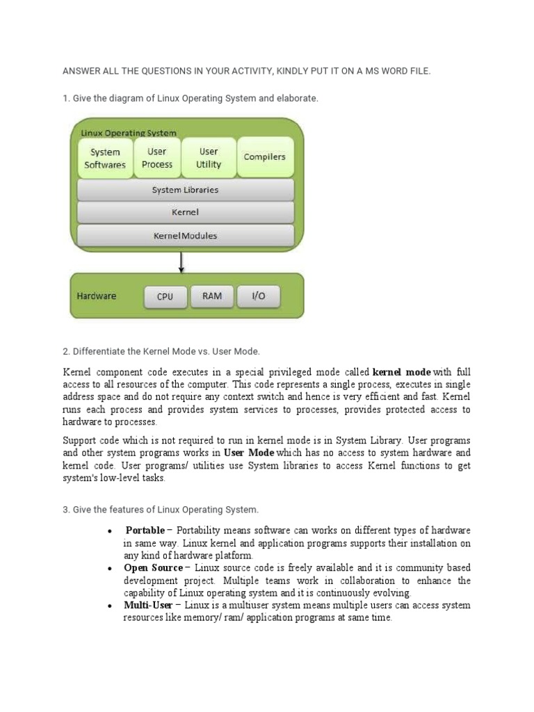 ACT03 | PDF | Operating System | Kernel (Operating System)