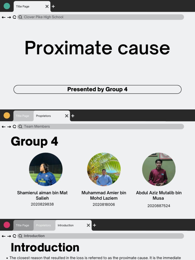 Ins 345 Slide Presentation | PDF | Insurance | Proximate Cause