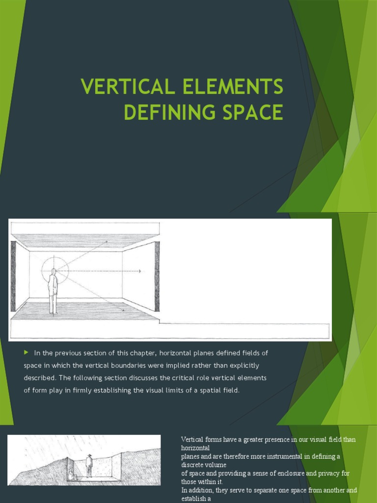 Vertical Elements Defining Space | PDF | Space | Column