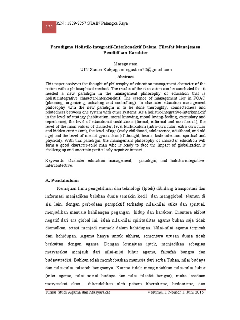 ID Paradigma Holistik | PDF | Pengembangan Diri | Sains & Matematika