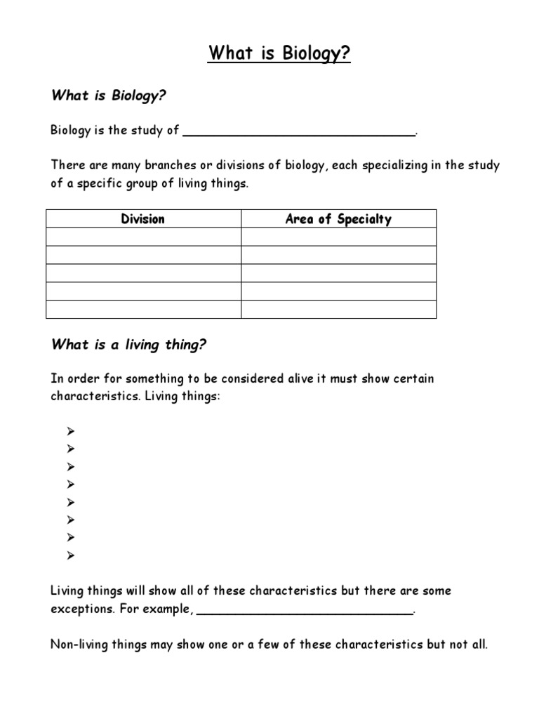 SNC 2D Biology Unit - Notes - Student | PDF | Heart | Mitosis