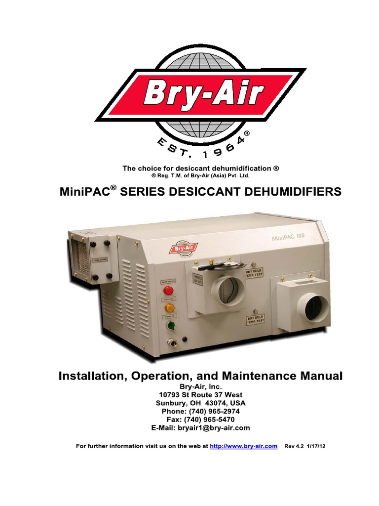 Bry-Air Minipac | PDF