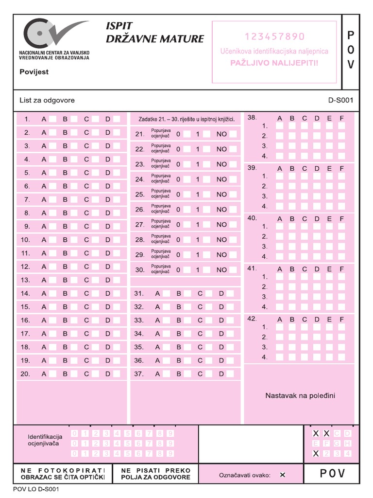 List Za Odgovore | PDF