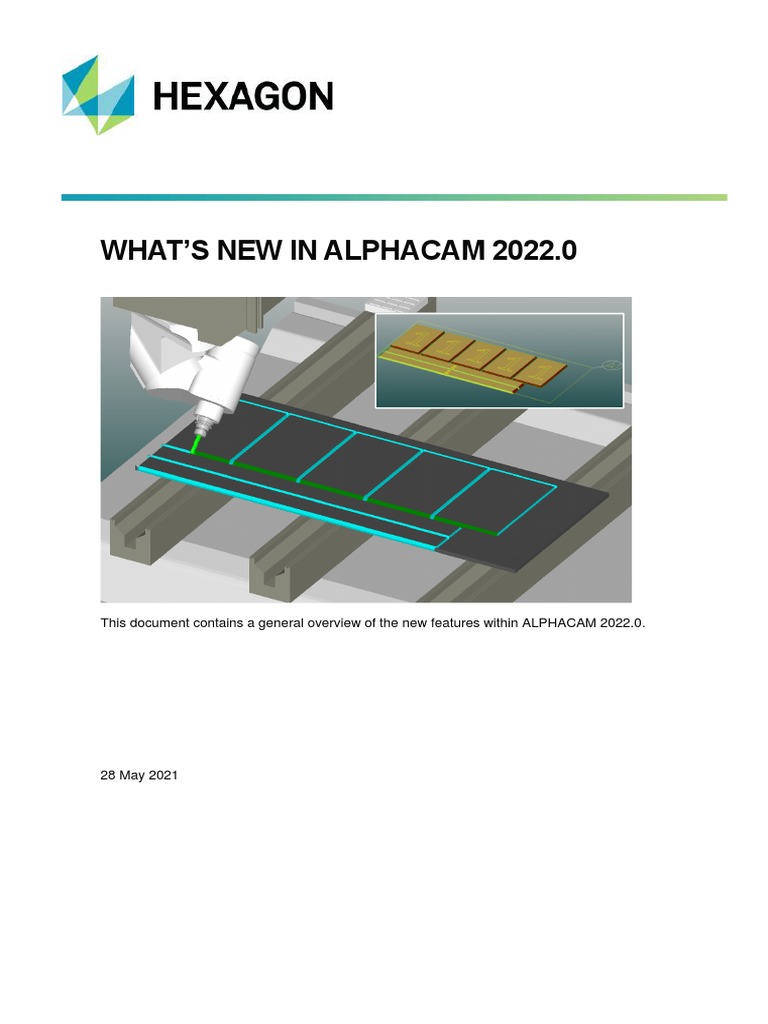 ALPHACAM 2022.0 WhatsNew | PDF | Computer Aided Design | Computer File