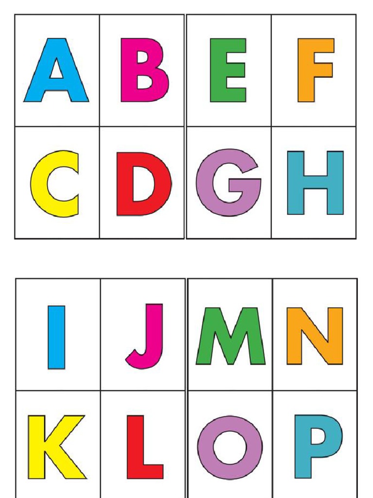 Alfabeto Cards | PDF Alfabeto Cards | PDF