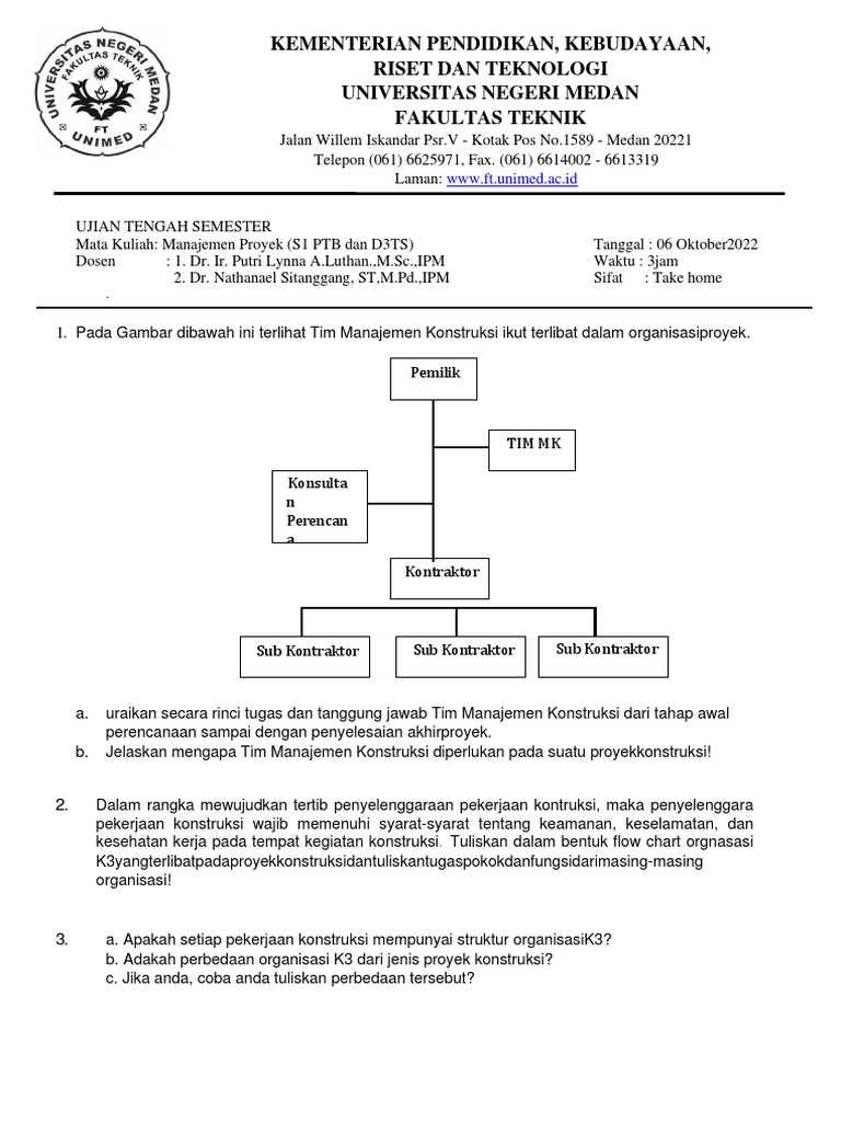 Uts - Obet Tarigan - Manpro PTB - 2022-2023 | PDF